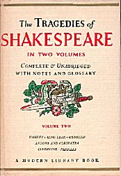 William Shakespeare in The Modern Library